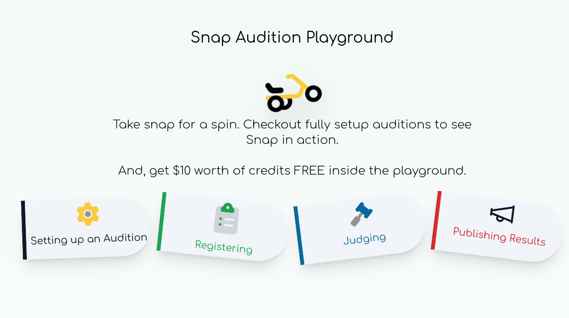 Snap Audition Playground